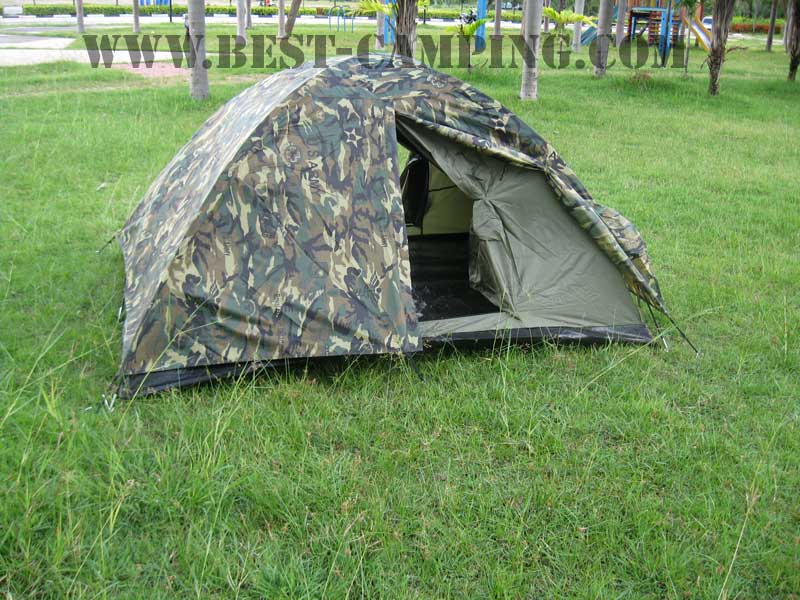 เต็นท์โดม,เต็นท์สนาม,เต็นท์แคมป์ปิ้ง,เต็นท์เดินป่า,ทหาร, TENT BESTCAMP 4 SEASON II CAMO (นอน 2-3 คน)