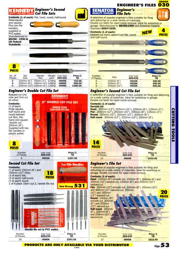 เครื่องมือช่างหมวด ENGINEER\'S FILES หน้า 53