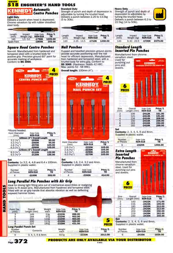 เครื่องมือช่างหมวด ENGINEER\'S HAND TOOLS หน้า 372