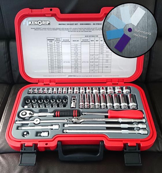 ชุดบ็อกซ์ 50ตัวชุด KEN-GRIP 8810K