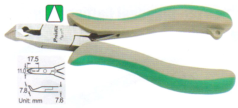 SMD Angled Tip Cutting Plier 007895