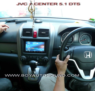 HONDA NEW CR-V ติดตั้ง JVC AVX-800 พร้อมระบบ 5.1 ลำโพงเซ็นเตอร์