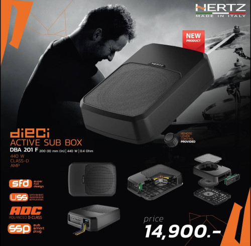 HERTZ DBA 201 F active sub woofer class D แบรนด์ดังฟากฝั่งอิตาลี มีความ ...
