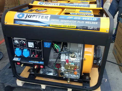 เครื่องยนต์ปั่นไฟดีเซล 2IN1 JUPITER รุ่น JP-D5-WELD ( งานหนัก )