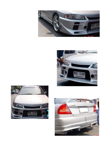 ชุดแต่งรอบคัน Lancer CK ทรง Valdi