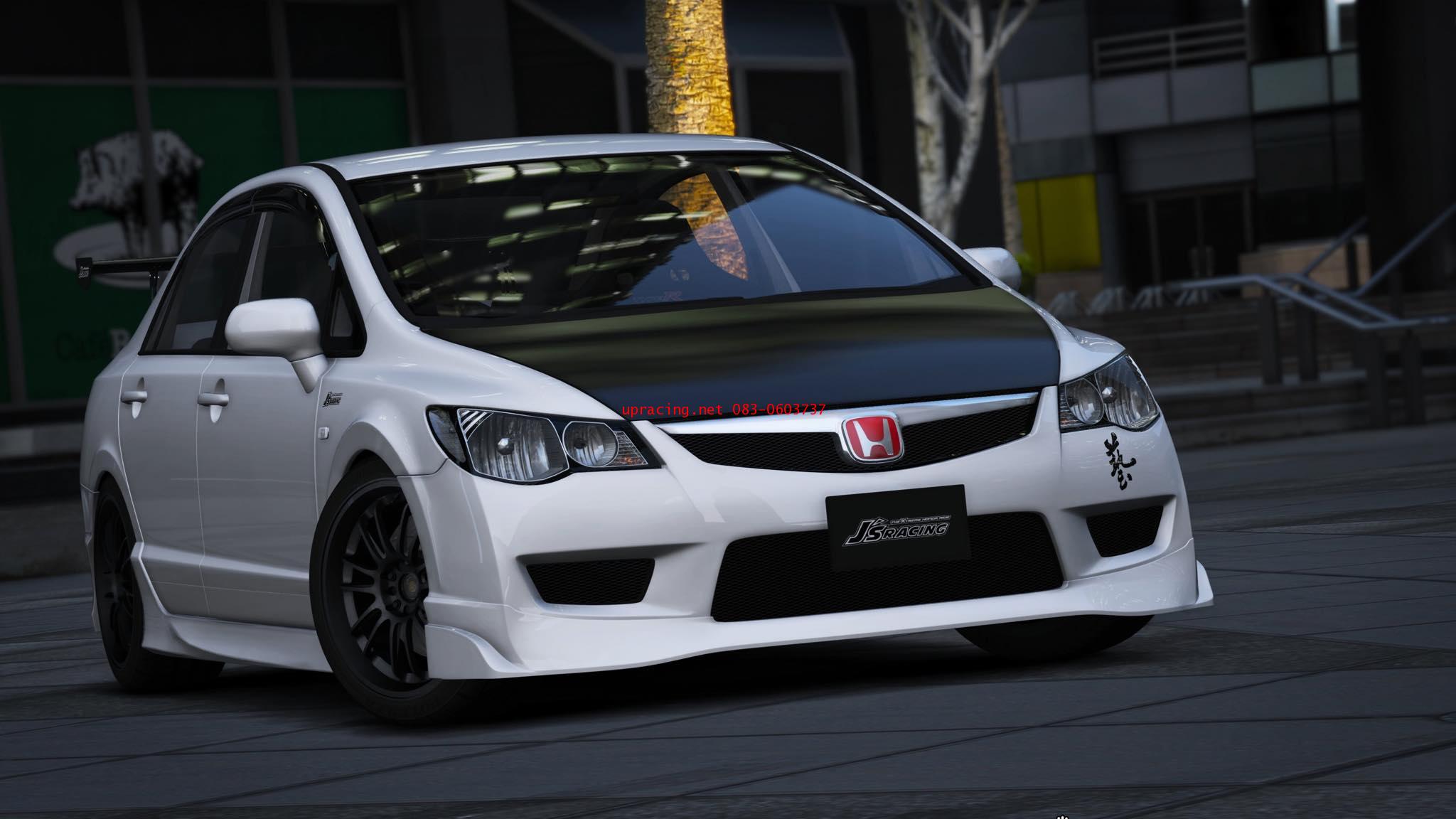 สเกิร์ตหน้า Honda civic fd 2006 ทรง js