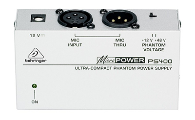 BEHRINGER PS400 PHANTOM POWER SUPPLY