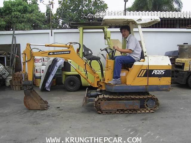 .ขาย รถขุดขนาดเล็ก จิ๋ว KOMATSU PC05 พร้อมใช้ทันที สีเดิมๆ มือสอง ...