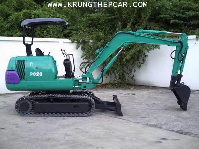.ขาย รถขุดเล็ก KOMATSU PC20-7E คอนโทรลน้ำมัน มีไลน์ ใส่หัวกระแทกได้ $A01T6SP-P6SUT