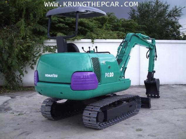 .ขาย รถขุดเล็ก KOMATSU PC20-7E คอนโทรลน้ำมัน มีไลน์ ใส่หัวกระแทกได้ $A01T6SP-P6SUT