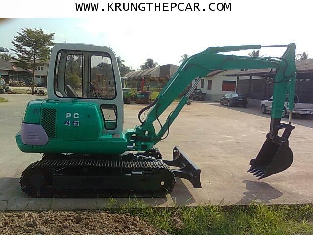 .ขายรถขุดมือสอง KOMATSU PC45-1 มีหัวเก๋ง ทำสีใหม่ $A27-N6SN