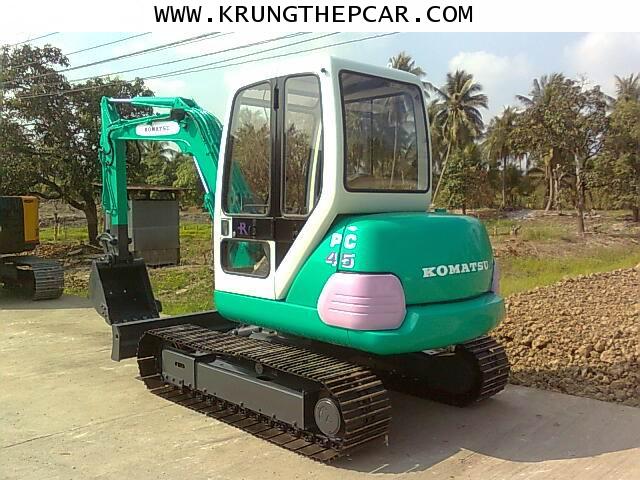 .ขายรถขุดมือสอง KOMATSU PC45-1 มีหัวเก๋ง ทำสีใหม่ $A27-N6SN