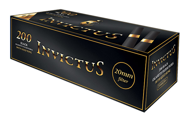มวนเปล่า อินวิคตัส Invictus 250 มวน (17mm) 1ลัง (40กล่อง)