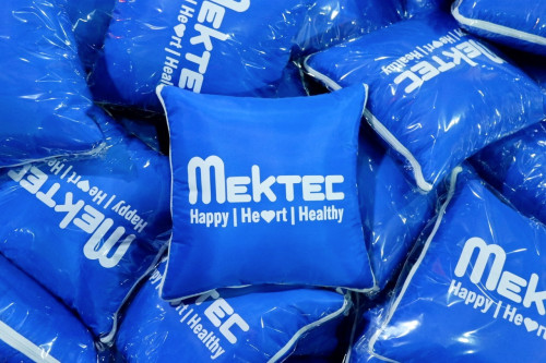 บริษัทMektecจังหวัดอยุธยา สั่งทำหมอนผ้าห่มเป็นของขวัญมอบให้พนักงานในบริษัท