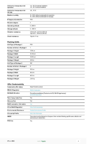 TM3TI4 Analog input module, Modicon TM3, 4 / temperature inputs (screw ...