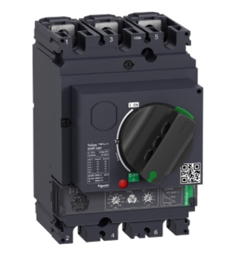 GV5P150F Motor circuit breaker, TeSys GV5, 3P, 150A, Icu 36kA, thermal ...