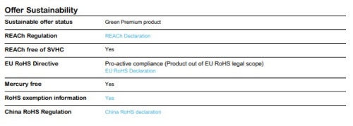 XB4BW33M5 Illuminated push button, Harmony XB4, metal, green flush ...