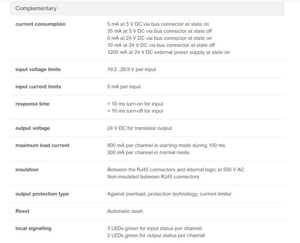 TM3XTYS4 Parallel interface module, Modicon TM3, 4 Tesys motors