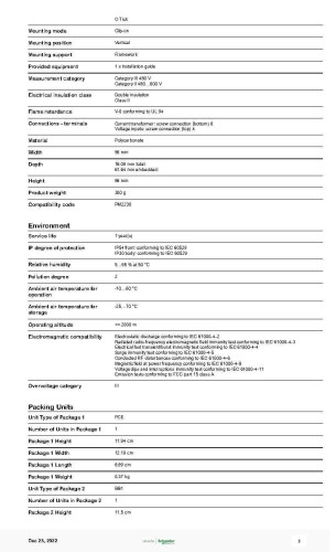METSEPM2230 EasyLogic PM2230, Power & Energy meter, up to the 31st ...