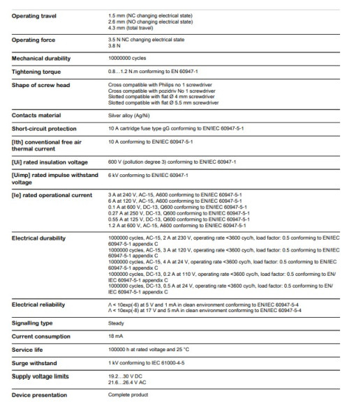 XB4BW34B5 Illuminated push button, Harmony XB4, metal, red flush, 22mm ...