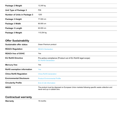 XB4BVM1 Pilot light, Harmony XB4, grey plastic, white, 22mm, universal ...