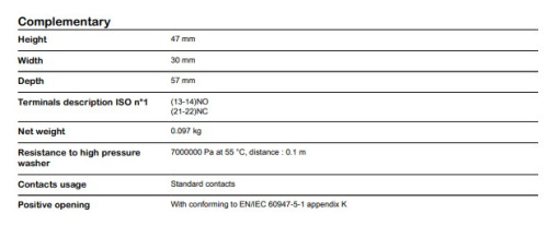 XB4BW34B5 Illuminated push button, Harmony XB4, metal, red flush, 22mm ...