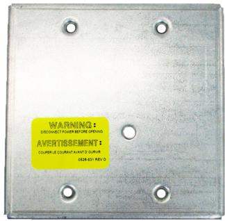 SIMPLEX Trim Plate for Surface Mounted Box Model. 4090-9802