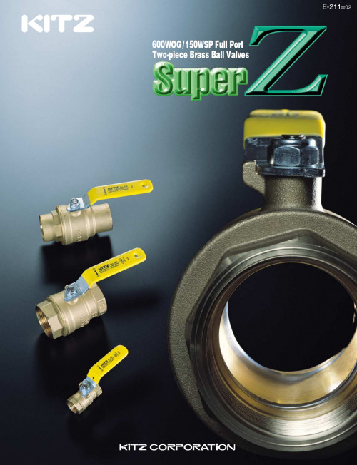 KITZ รุ่น SZA บอลวาล์วทองเหลือง(Brass Ball Valve) Class 600P ชนิดเกลียว ...