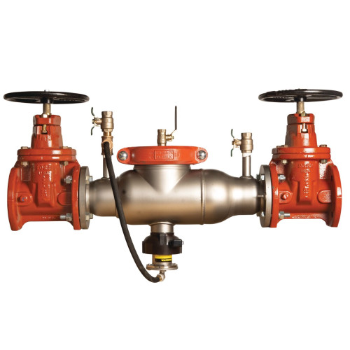 WATTS 4000SS Stainless Steel Reduced Pressure Zone Assembly Backflow ...