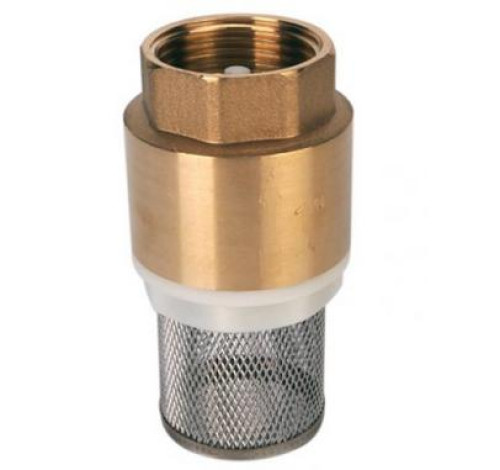 SECA 202B Brass Foot Valve Stanless#304 Strainer 150 psi Screwed End