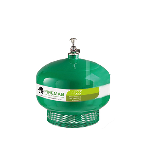 FIREMAN ถังดับเพลิงแบบ AUTO ทำงานเองอัตโนมัติ 68C' ชนิดน้ำยาเหลวระเหย BF2000 ขนาด 15 ปอนด์