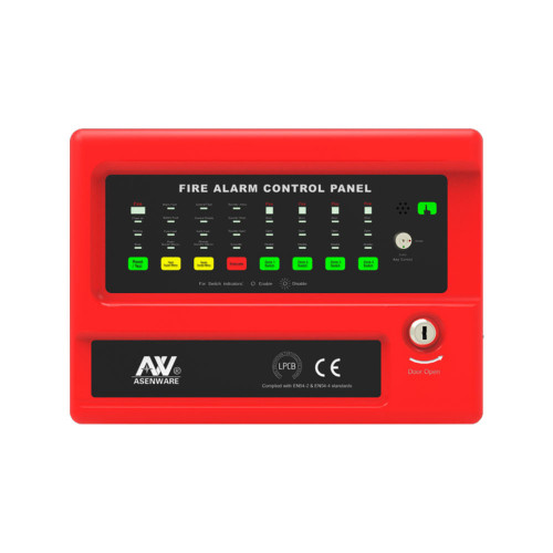 ASENWARE AW-CFP2166-4C model, 4 Fire alarm zone, 2 Bell outputs, 1 Fire ...