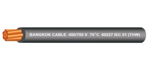 BCC CABLE รุ่น THW Single-Core Non-Sheathed Cable with Rigid Conductor ...