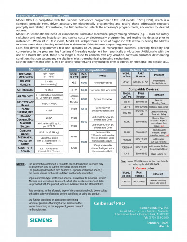SIEMENS Addressable Smoke Detector without Base model.OP921