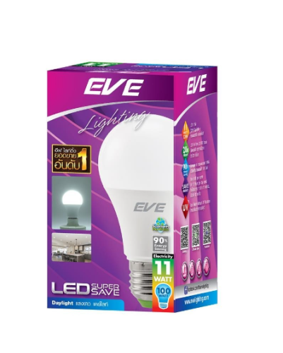 EVE หลอด LED A60 SUPER SAVE 11 วัตต์ DAYLIGHT E27