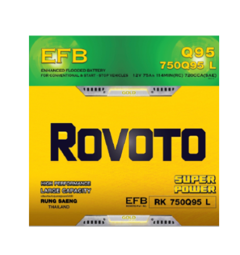 ROVOTO Gold Series รุ่น 750Q95-L SIZE Q95 TYPE EFB