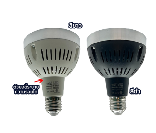 NEOX หลอดPAR30 LED 24W 2400LM DAYLIGHT สีดำ (บรรจุ50)