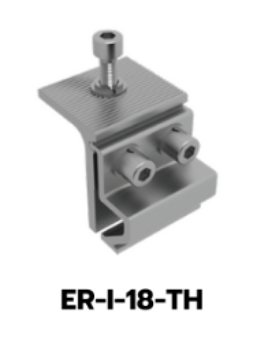 PV-ezRack SolarRoof,Interface for Standing Seam 20 Klip- Lok Roofs(with ...