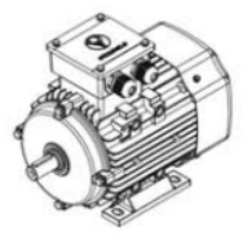 GE2 MOTOR ALUMINIUM 0.37KW 0.5HP FRAME 90S 8P. 750RPM. FOOT B3 IE2 ราคา ...