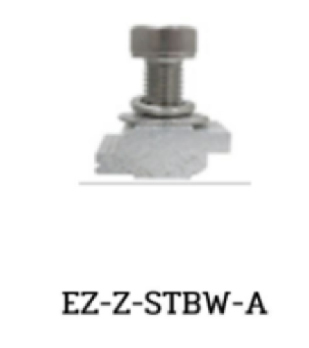 PV-ezRack ,Z module assembly with bolt and washer, Anodized EZ-Z-STBW-A ...