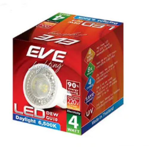 EVEหลอด LED MR16 DEW 220V 4W DAYLIGHT GU10