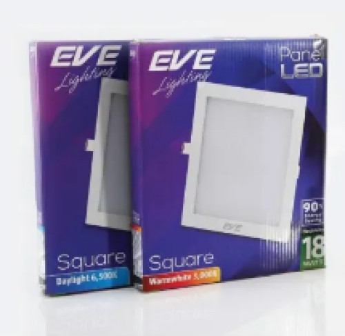 EVE โคมพาเนลLED หน้าเหลี่ยม TD 18W DAYLIGHT
