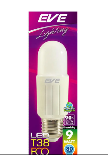 EVE หลอดLED T38 ECO 9W DAYLIGHT E27