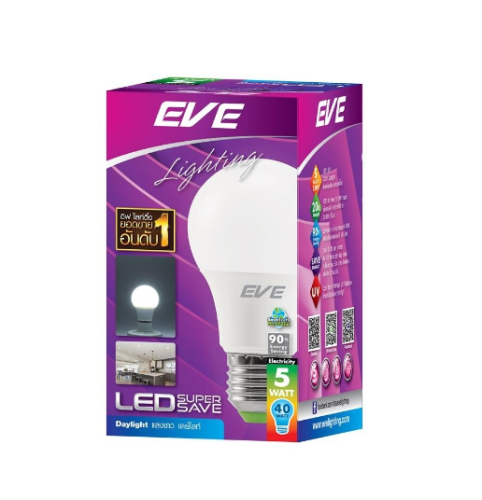 EVE หลอดLED T45 ECO 15W DAYLIGHT E27