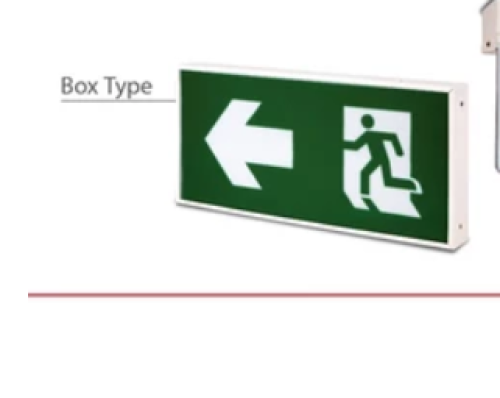 SUNNY EMERGENCY EXIT SIGN LIGHT BOX TYPE MODEL EXS6-10LED/S (C) 10W 3 ...