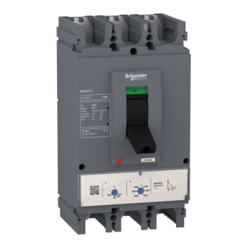 Circuit breaker, EasyPact CVS630H, 70kA at 415VAC, 630A, TMD trip unit ...