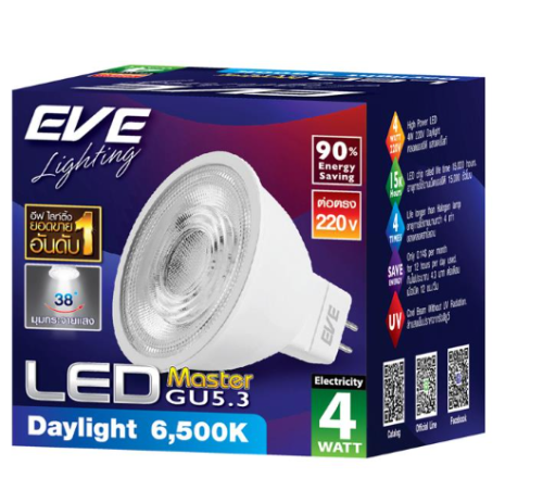 EVEหลอด LED MR16 FOG12V 4W DAYLIGHT