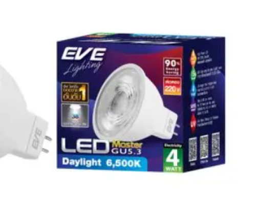EVEหลอด LED MR16 MASTER 220V 4W DAYLIGHT GU5.3 มุม38องศา