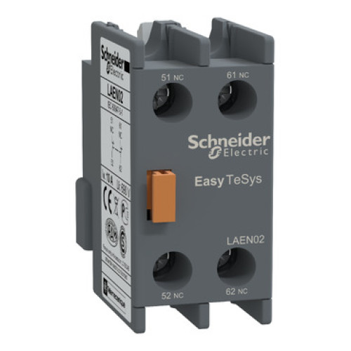 EasyPact TVS - auxiliary contact block - 2 NC - screw-clamps terminals ...