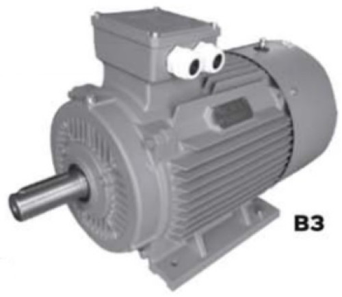 ND THREE-PHASE CAST IRON ASYNCHRONOUS MOTOR 4KW 5.5HP FRAME 132M 6P ...